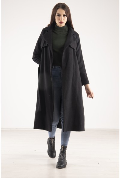 Siyah Kaşe Kaban 0809086.01