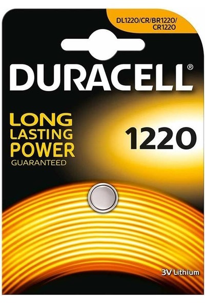 Duracell CR1220 Para Pil Tekli Paket Duracell CR1220 Para Pil Tekli Paket
