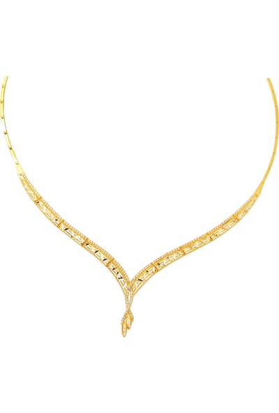 Bilezikci Bukle 22 Ayar Altın Gerdanlık