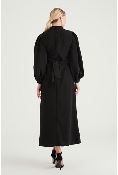 Birgül Bektaş Siyah Nora Elbise