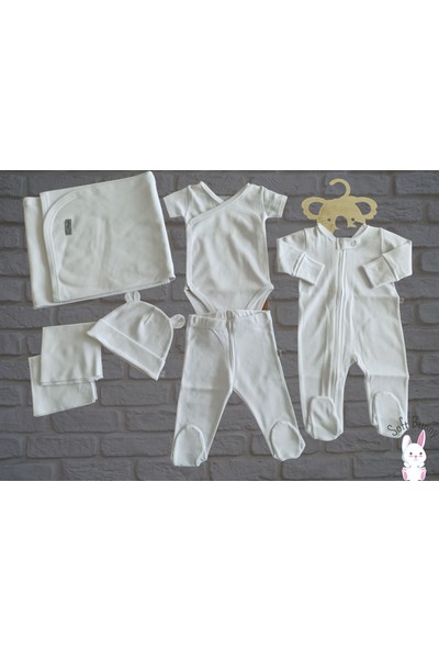 Soft Bunny Beyaz 7 Li Hastane Çıkışı