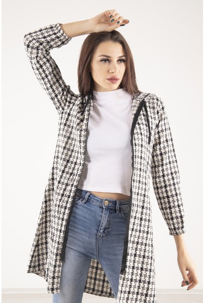 Siyah - Beyaz Ekose Deseli Kap 4193030.18 Siyah - Beyaz Ekose Deseli Kap 4193030.18