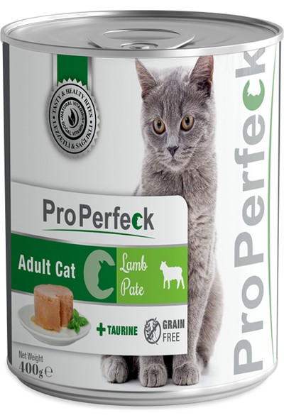Pro Perfeck Kuzulu Yetişkin Kedi Konservesi 400 gr Pro Perfeck Kuzulu Yetişkin Kedi Konservesi 400 gr