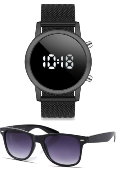 Duke Nickle Unisex Kol Saati ve Gözlük Seti