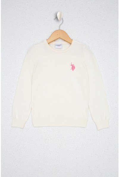 U.S. Polo Assn. Beyaz Triko Kazak 50237167-VR071 U.S. Polo Assn. Beyaz Triko Kazak 50237167-VR071