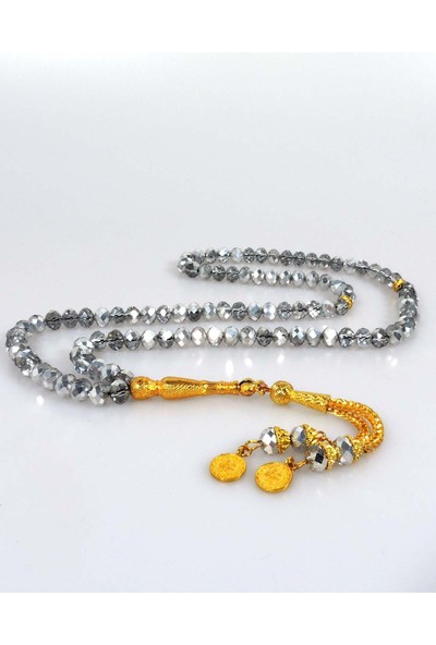 Tesbihkenti 99 Metalik Renk Kristal Cam Tesbih Tesbihkenti 99 Metalik Renk Kristal Cam Tesbih