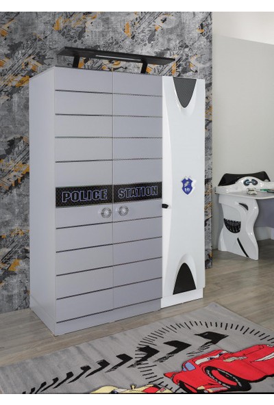 Bubu Home Police 3 Kapaklı Dolap
