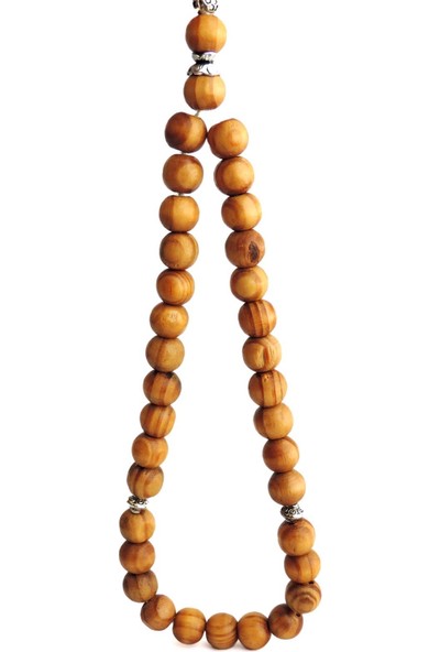 Tesbihkenti Küre Tane Zeytin Ağacı Tesbih Metal Püsküllü Tesbihkenti Küre Tane Zeytin Ağacı Tesbih Metal Püsküllü