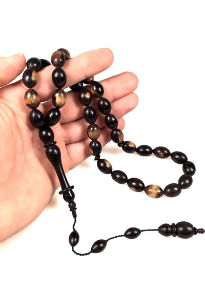 Tesbihkenti Iri Boy Yumurta Tane Abanoz Ağacı Tesbih Tesbihkenti Iri Boy Yumurta Tane Abanoz Ağacı Tesbih