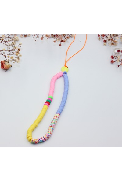 Pop Art Telefon Askısı Fimo Telefon Ipi Charmı