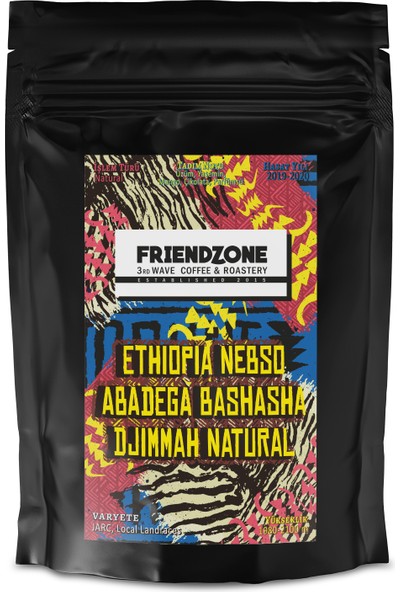 Ethiopia Nebso Abadega Bashasha Natural Yöresel Kahve 250 gr