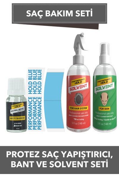 Performance Hold Ultra Bond Yapıştırıcı & Mavi Oval Saç Bandı 36 Adet & Cilt ve Protez Saç Solvent Seti Performance Hold Ultra Bond Yapıştırıcı & Mavi Oval Saç Bandı 36 Adet & Cilt ve Protez Saç Solvent Seti