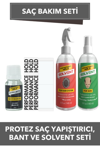 Performance Hold Ultra Bond Yapıştırıcı & Beyaz Düz Saç Bandı 36 Adet & Cilt ve Protez Saç Solvent Seti Performance Hold Ultra Bond Yapıştırıcı & Beyaz Düz Saç Bandı 36 Adet & Cilt ve Protez Saç Solvent Seti