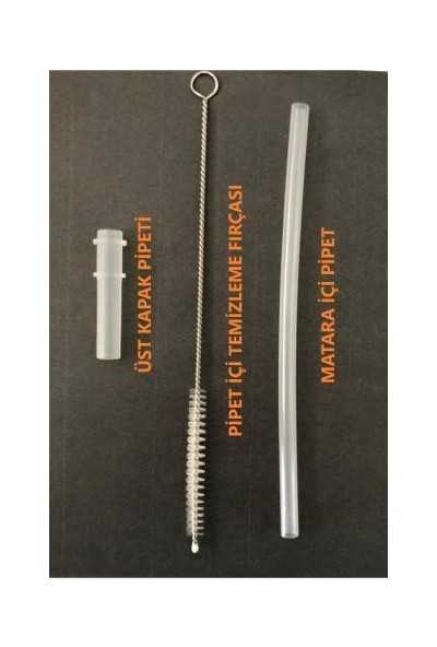 Uzspace Yedek Pipet Takımı ve Pipet Temizleme Fırçası 1 Set Kapak Hariç