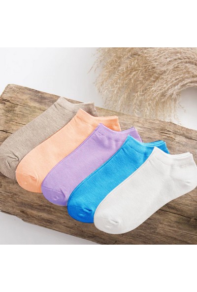 Nora 5'li Antibakteriyel Ekstra Soft Unisex Patik Çorap Nora 5'li Antibakteriyel Ekstra Soft Unisex Patik Çorap