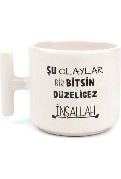 Palto Tasarım Şu Olaylar Bi Bitsin Düzelicez Inşallah El Yapımı Krem Parlak Kupa Palto Tasarım Şu Olaylar Bi Bitsin Düzelicez Inşallah El Yapımı Krem Parlak Kupa