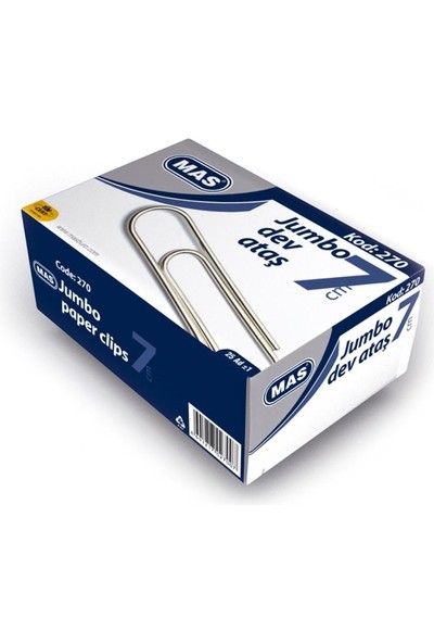 Cmt Mas 270 Jumbo Ataş 7 cm x 18 Kutu