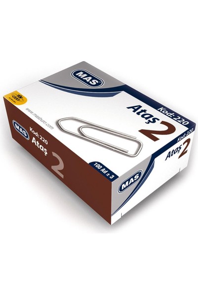 Cmt Mas 220 Ataş No:2 Nikel Kaplı 24 Paket Cmt Mas 220 Ataş No:2 Nikel Kaplı 24 Paket