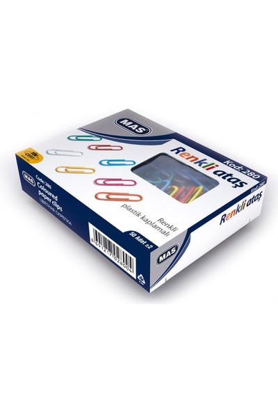 Cmt Mas 280 Renkli Ataş Pvc Kaplı 28 mm 36 Paket Cmt Mas 280 Renkli Ataş Pvc Kaplı 28 mm 36 Paket