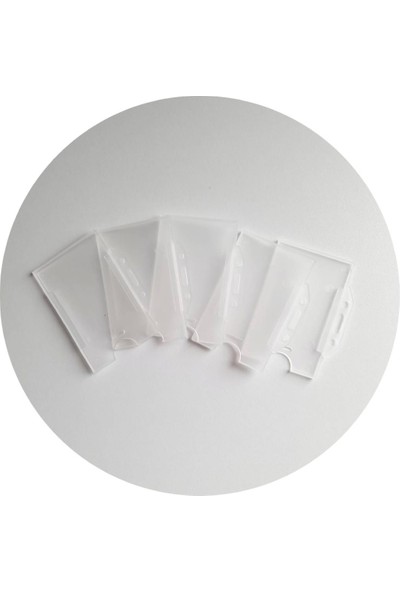 Dodo Bone Yaka Kartı Plastik Şeffaf 5'li Kılıf Dodo Bone Yaka Kartı Plastik Şeffaf 5'li Kılıf