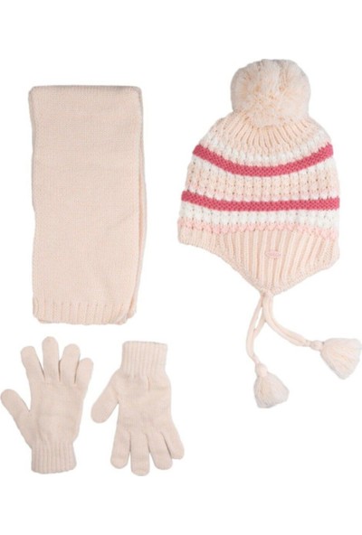 Kitti Atkı Bere Eldiven 3 Lü Takım Kız Çocuk Kitti Atkı Bere Eldiven 3 Lü Takım Kız Çocuk