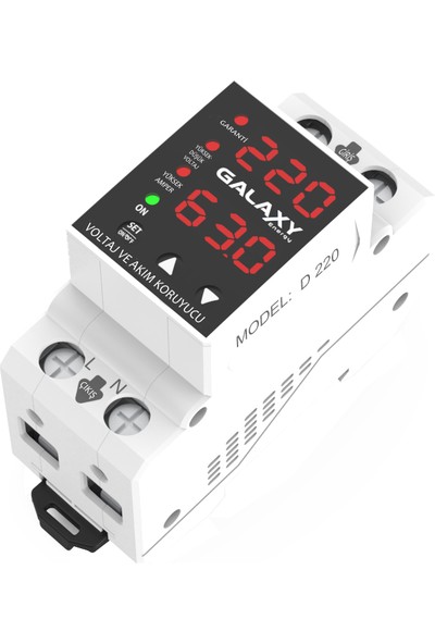 Galaxy Energy D220 Voltaj ve Akım Koruyucu Galaxy Energy D220 Voltaj ve Akım Koruyucu
