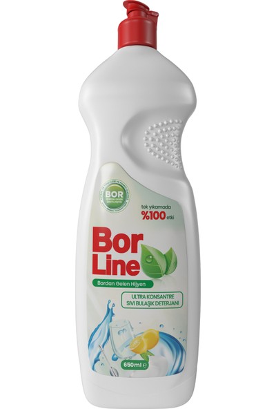 Borline Sıvı Bulaşık Deterjanı 650 ml Limon Borline Sıvı Bulaşık Deterjanı 650 ml Limon