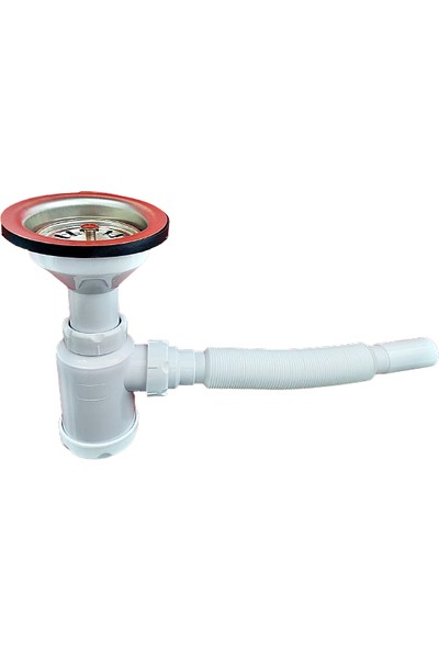 Yapıtaşı Donau Taslı Körüklü Stoplu Çöpmak Evye Gider Sifonu-Yeni Tasarım Yapıtaşı Donau Taslı Körüklü Stoplu Çöpmak Evye Gider Sifonu-Yeni Tasarım