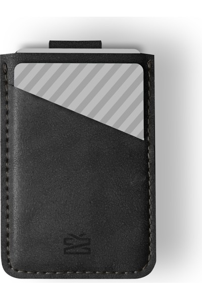 Giftome Erkek Özel El Yapımı Minimal Modern Mekanizmalı Unisex Siyah Deri Para Cüzdanı ve Kartlık Giftome Erkek Özel El Yapımı Minimal Modern Mekanizmalı Unisex Siyah Deri Para Cüzdanı ve Kartlık