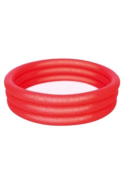Doop Bestway 3 Halkalı Kırmızı Yuvarlak Havuz 122X25CM 51025 Doop Bestway 3 Halkalı Kırmızı Yuvarlak Havuz 122X25CM 51025