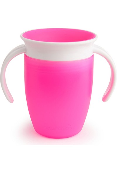 Munchkin Mucize 360° Alıştırma Bardağı 6AY+, 207ML, Pembe, 1 Adet Munchkin Mucize 360° Alıştırma Bardağı 6AY+, 207ML, Pembe, 1 Adet