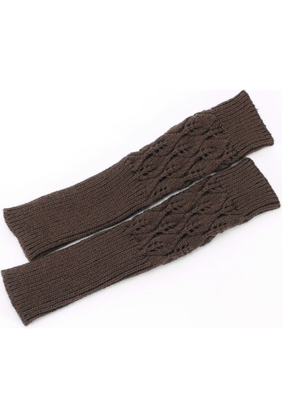 Ruicheng Sonbahar ve Kış Erkek ve Kadın Yeni Örme Jakarlı Bisiklet Sıcaklık Parmaksız Yarım Parmak Yazarak Yün Eldiven Bırakır (Yurt Dışından)