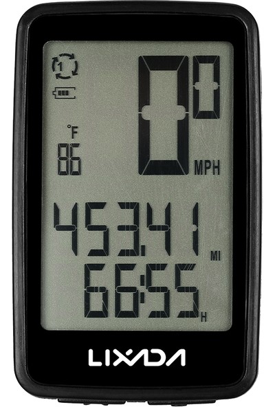 Lixada Bisiklet Kilometre Kilometre Sayacı ile Lixada USB (Yurt Dışından)