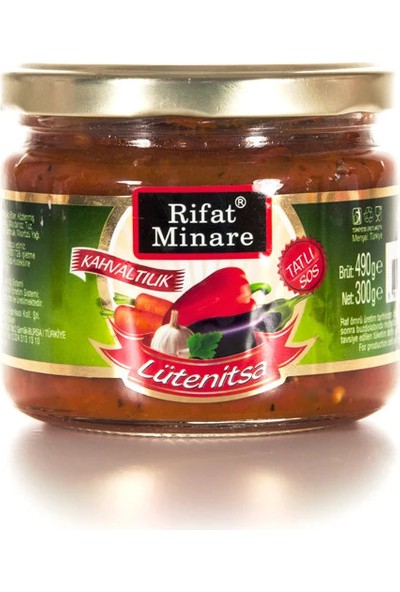 Rifat Minare Lutenitsa Sos (Acısız) 300 gr