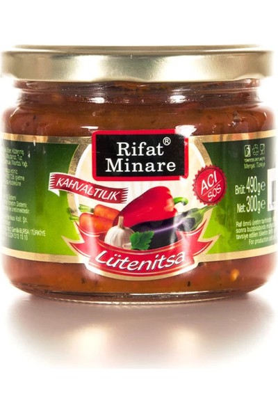 Rifat Minare Lutenitsa Sos (Acılı) Net 300 gr