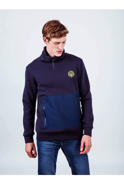 Fenerium Erkek Trıbun Mıcro Cep Detaylı Sweat