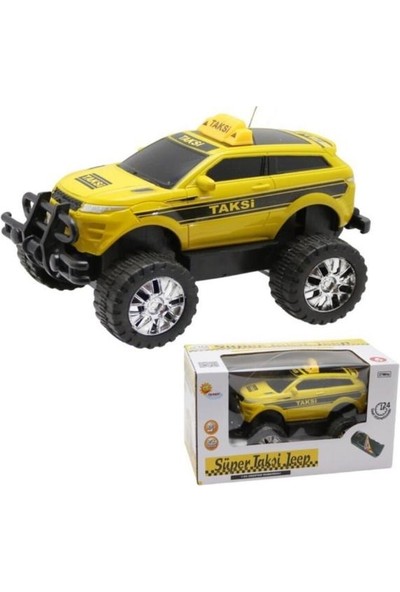 Duman Oyuncak Uzaktan Kumandalı Sarı Taksi Jip