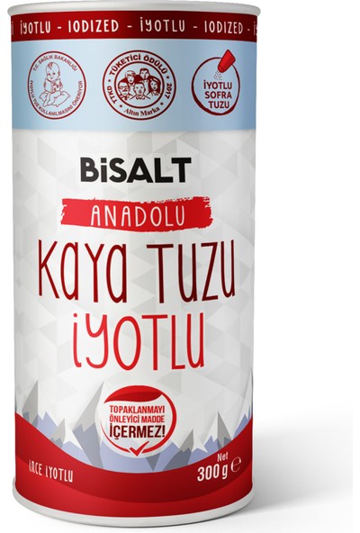 Bisalt Anadolu Kaya Iyotlu Tuzluk 300 gr Bisalt Anadolu Kaya Iyotlu Tuzluk 300 gr