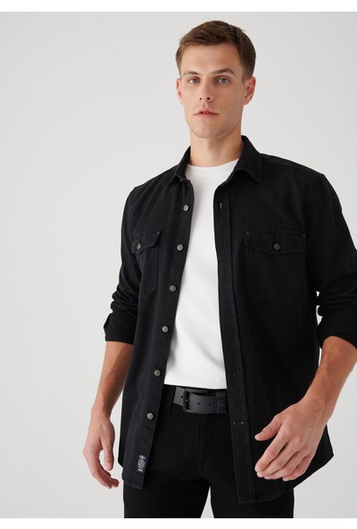 Mavi Erkek Siyah Deri Kemer 092709-900