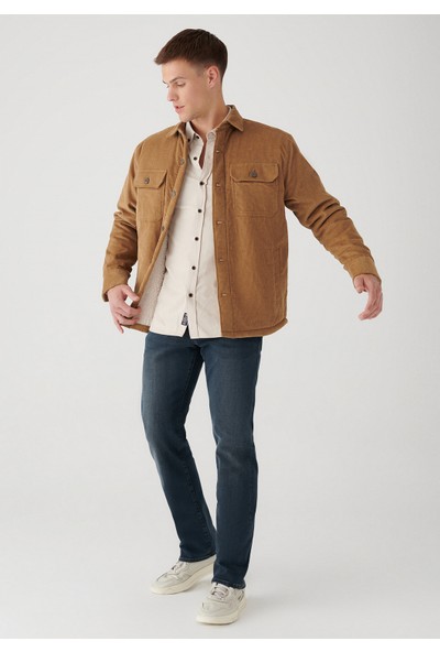 Mavi Erkek Hunter Mavi Jet Black Gölgeli Indigo Jean Pantolon 0020231891