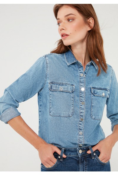 Mavi Kadın Freya Gold Lyocell Denim Gömlek 122748-33606 Mavi Kadın Freya Gold Lyocell Denim Gömlek 122748-33606