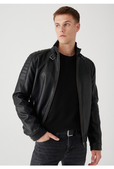 Mavi Erkek Siyah Deri Kemer 092717-900