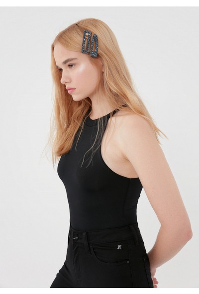 Mavi Kadın Siyah Toka Seti 198858-900