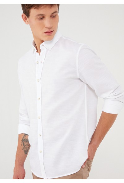 Mavi Erkek Beyaz Gömlek 020579-25705