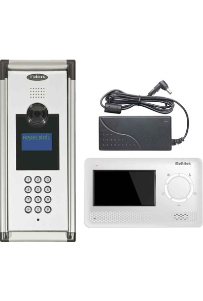 Multitek 8 Daire Mb-10 Görüntülü Diafon Beyaz Multitek 8 Daire Mb-10 Görüntülü Diafon Beyaz