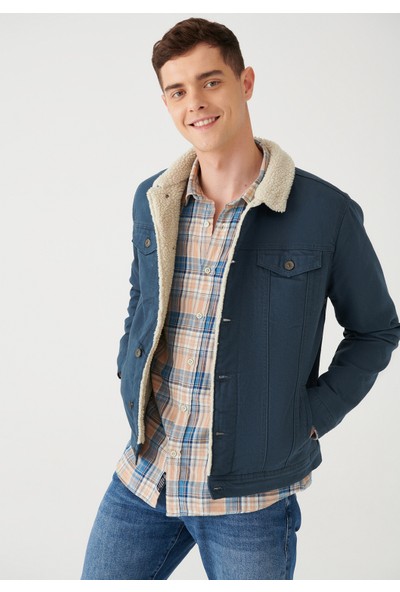 Mavi Erkek Frank Suni Kürklü Lacivert Ceket 0115232239 Mavi Erkek Frank Suni Kürklü Lacivert Ceket 0115232239