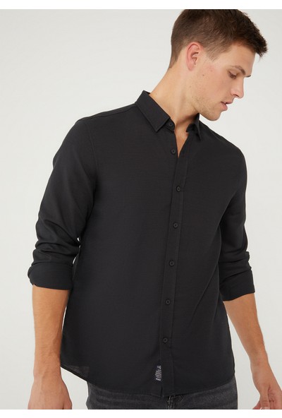 Mavi Erkek Siyah Gömlek 020579-900