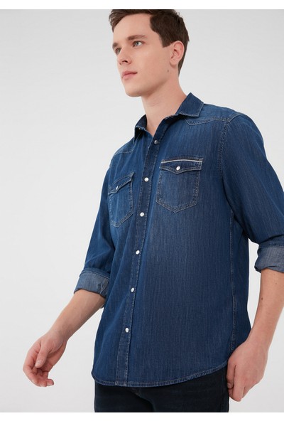 Mavi Erkek Andy Mavi Black Jean Gömlek 0248429628