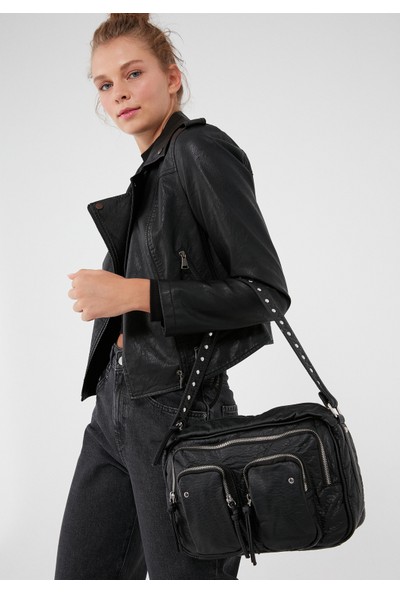 Mavi Kadın Siyah Omuz Çantası 197137-900