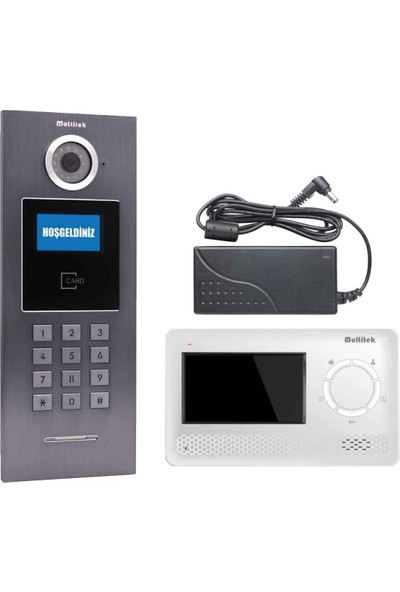 Multitek 12 Daire Mb-11 Görüntülü Diafon Beyaz Multitek 12 Daire Mb-11 Görüntülü Diafon Beyaz
